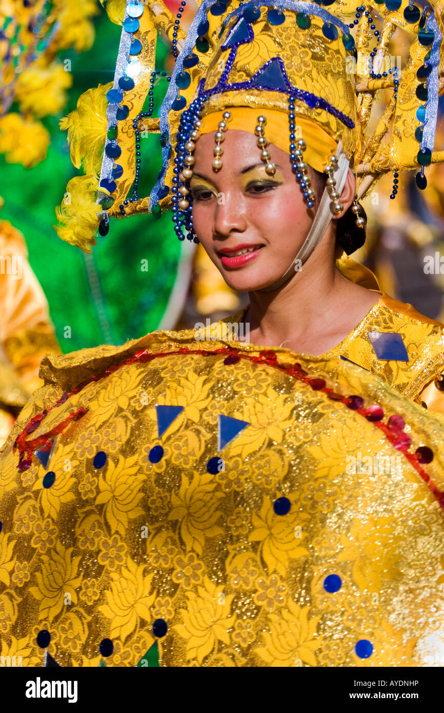 A street dancer of the Sinulog Stock Photo - Alamy