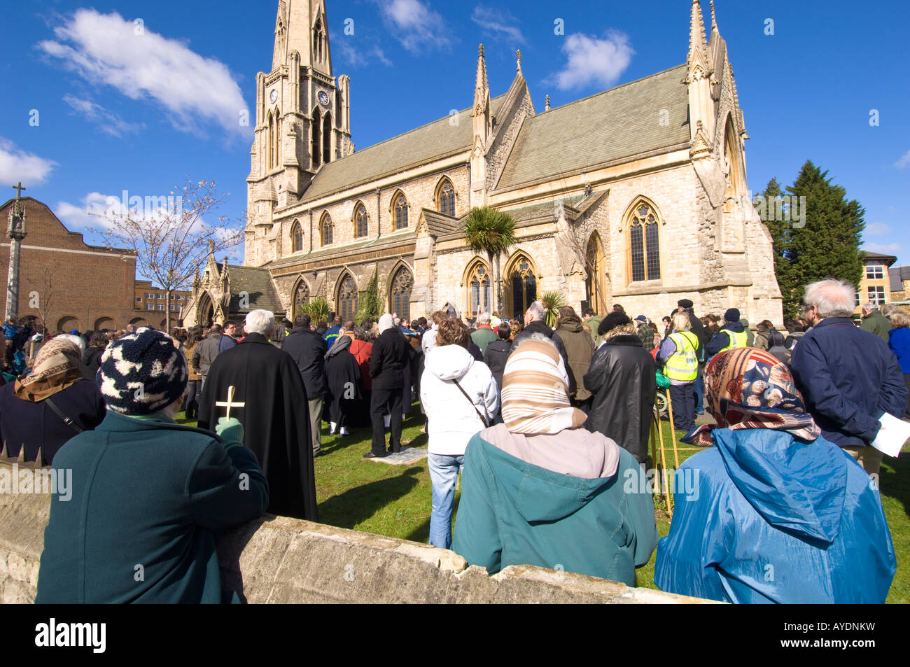 Easter Mass at Parish Church, Ealing, W5, London, United Kingdom Stock ...