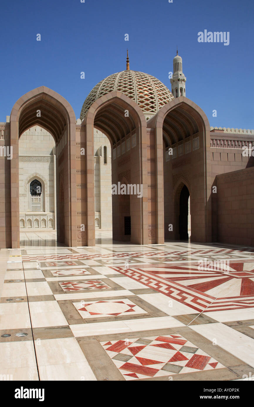 Oman Muscat Ghala Sultan Qaboos Grand Mosque Stock Photo - Alamy