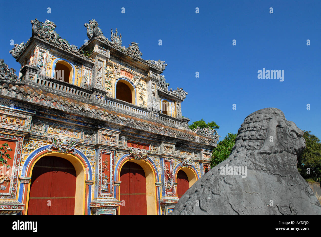 Hien Nhon Gate which is one of the gates of the imperial enclosure a ...