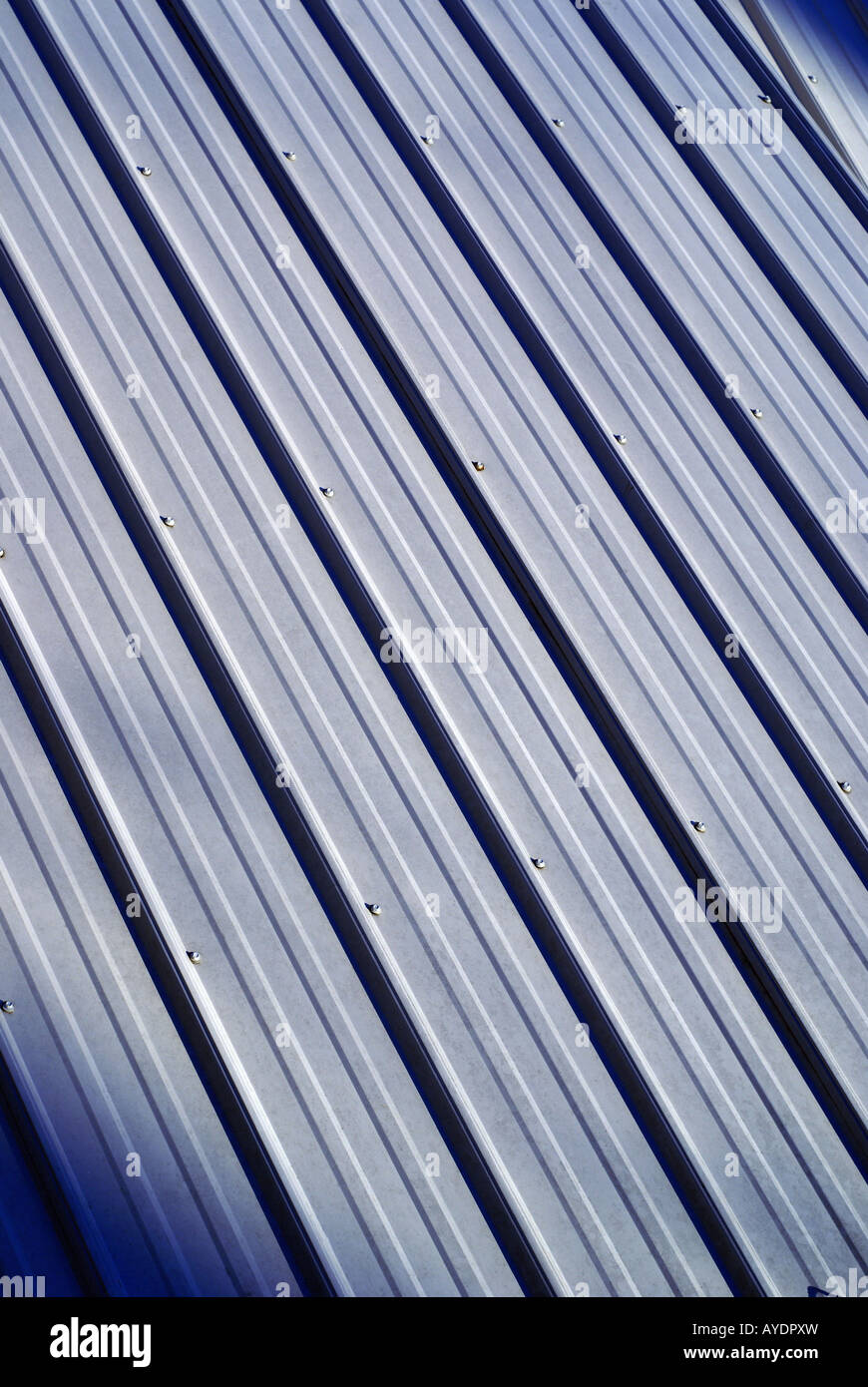 Sloped Metal Roof Stock Photo - Alamy