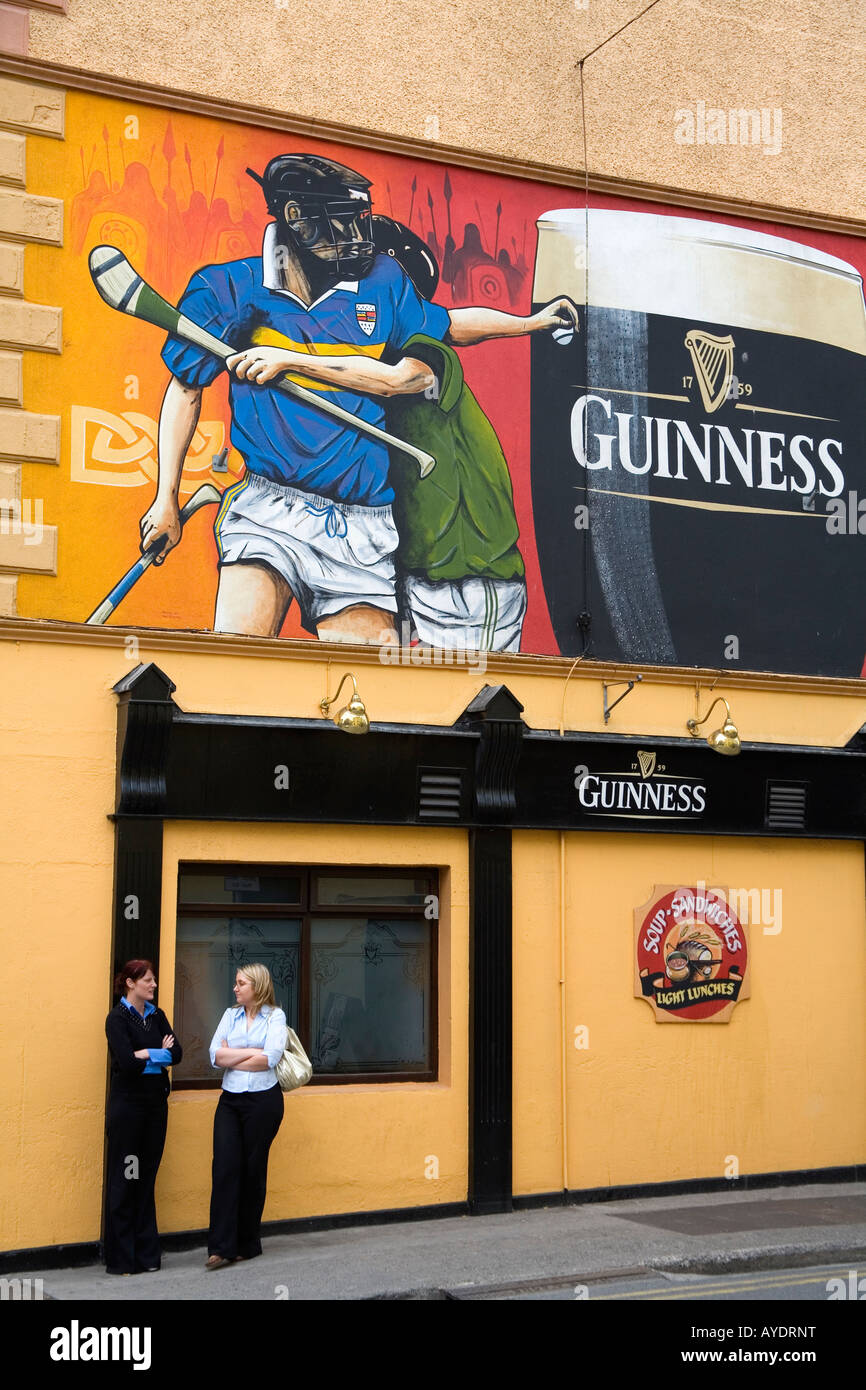 Guinness sign in Tipperary Town County Tipperary Ireland Stock Photo ...