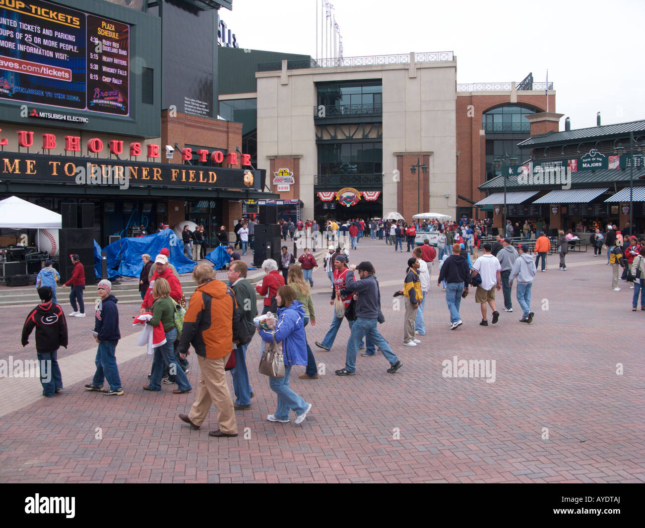 Atlanta Braves Opening Day, April 2008 at Turner Field Stock Photo - Alamy