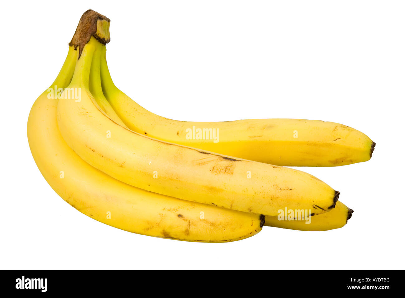 the banana bundle isolated on white background Stock Photo - Alamy
