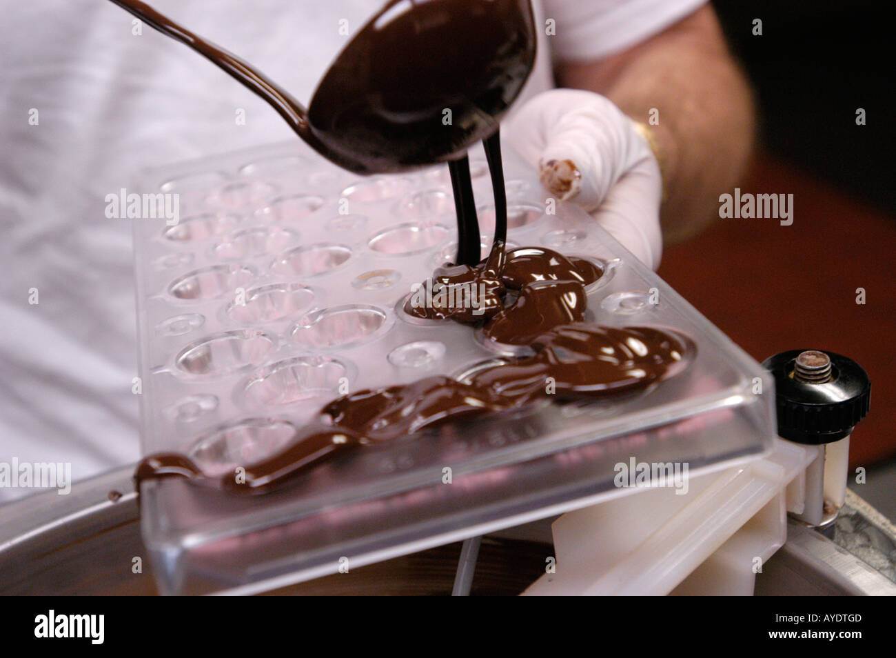 Preparing chocolate candies Gordon M Grant Photo Stock Photo - Alamy
