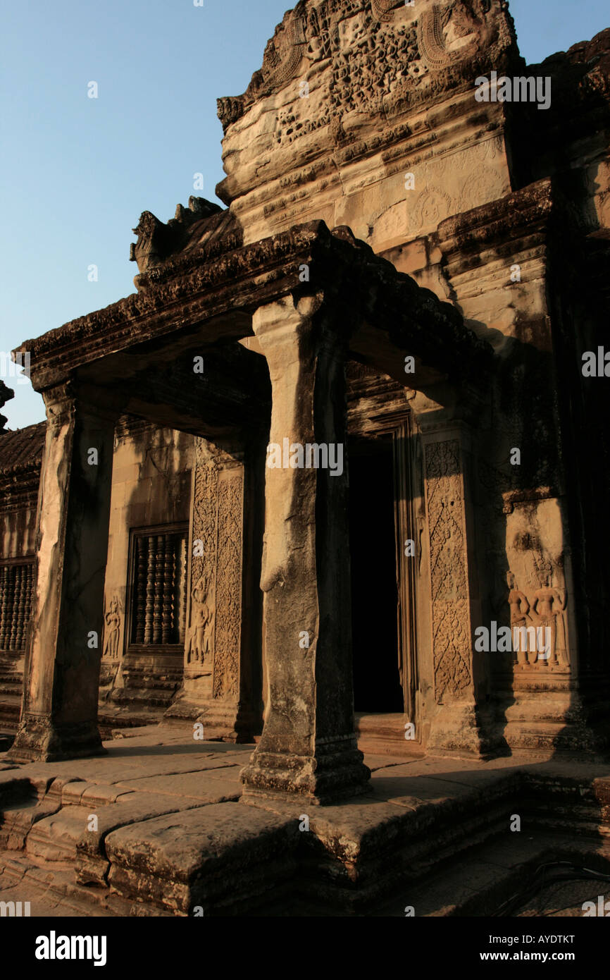 Doorway at Angkor Wat Stock Photo - Alamy