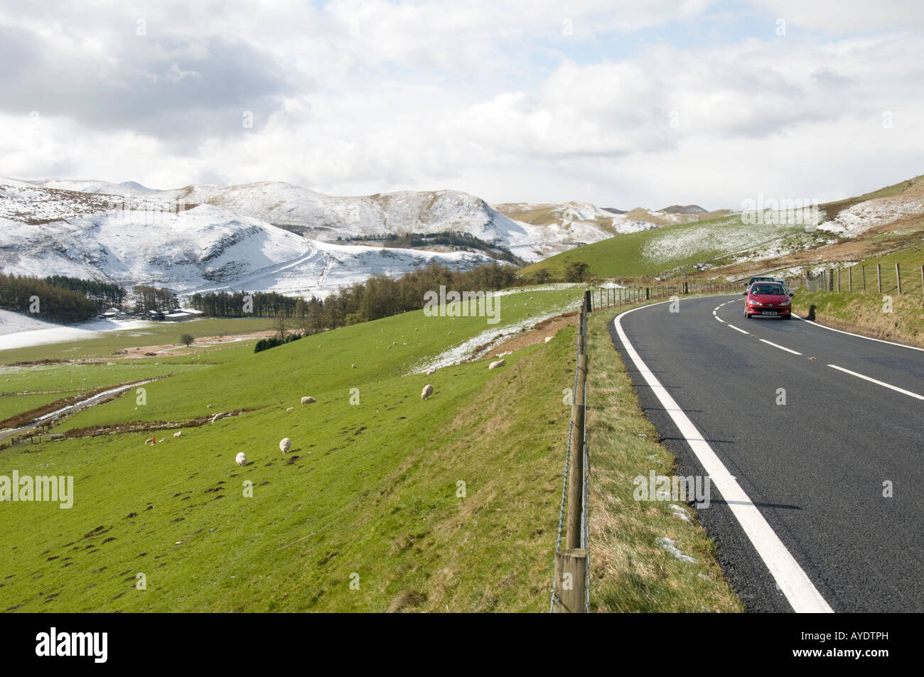 Car driving on quiet a44 hi-res stock photography and images - Alamy
