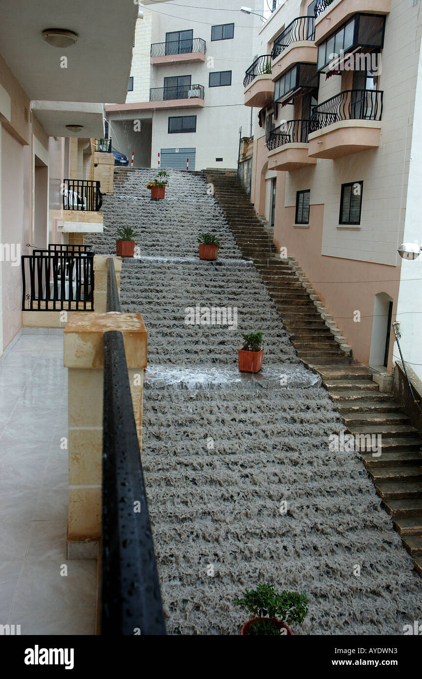 RAIN IN MALTA Stock Photo - Alamy