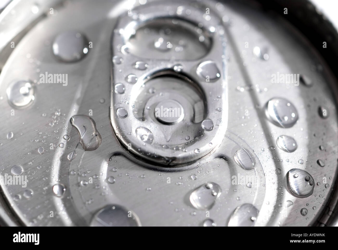 Shallow focus macro of a can of soda with dew from ice Stock Photo - Alamy