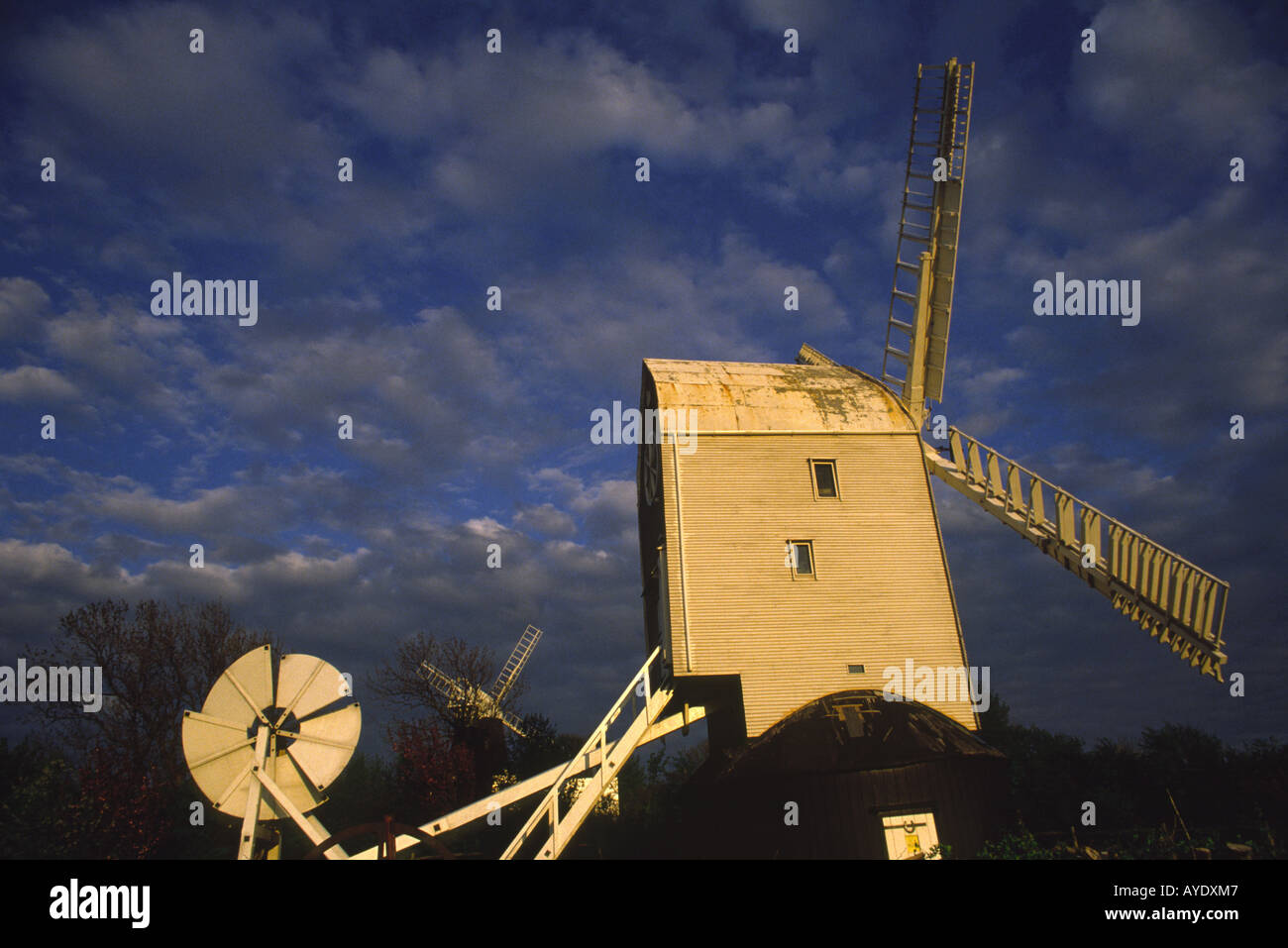 Jack and Jill Windmills, high on The South Downs Nr Clayton, West ...