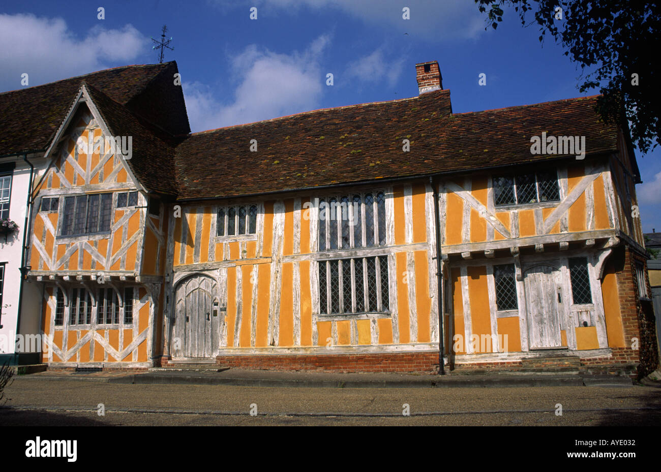 Little Hall Lavenham Suffolk England Stock Photo - Alamy