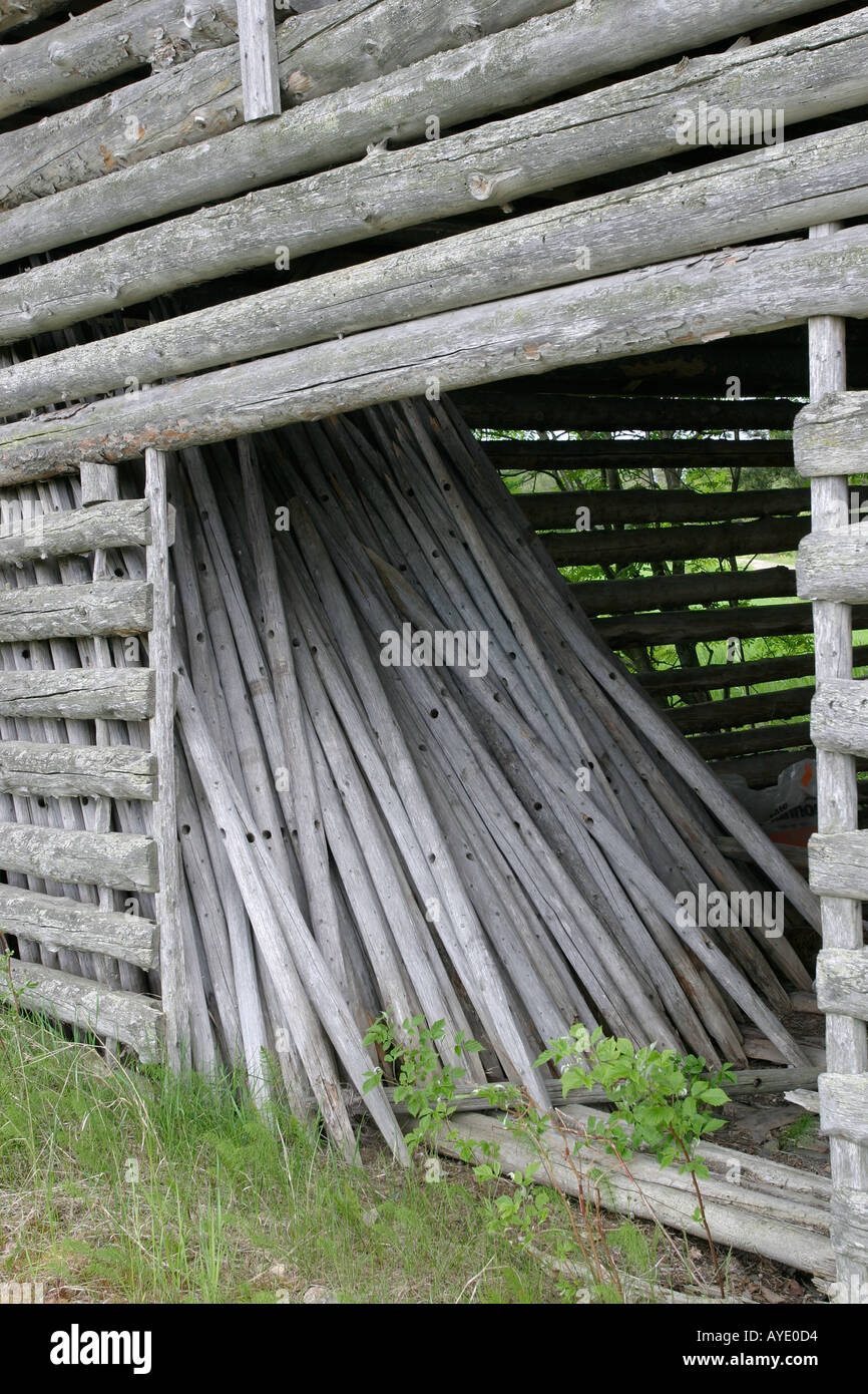 old storage shed Stock Photo - Alamy