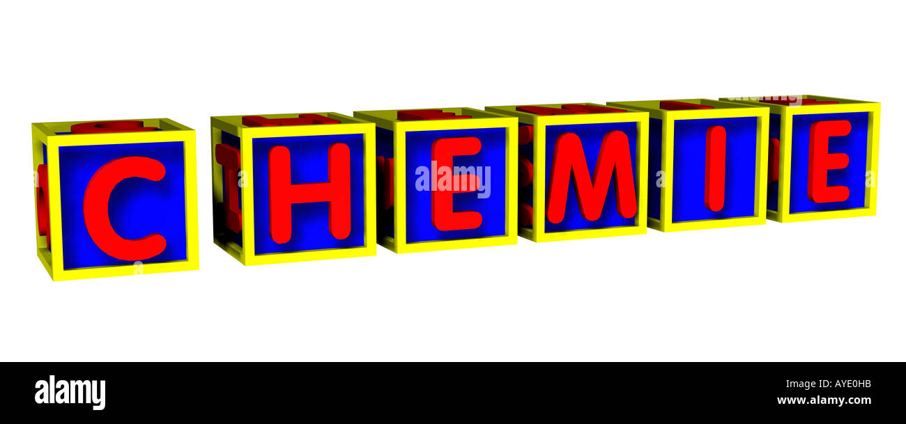 Chemie word hi-res stock photography and images - Alamy