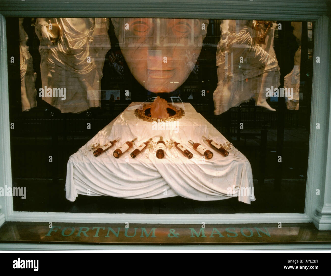 Fortnum and Mason window display Piccadily London England UK Europe ...