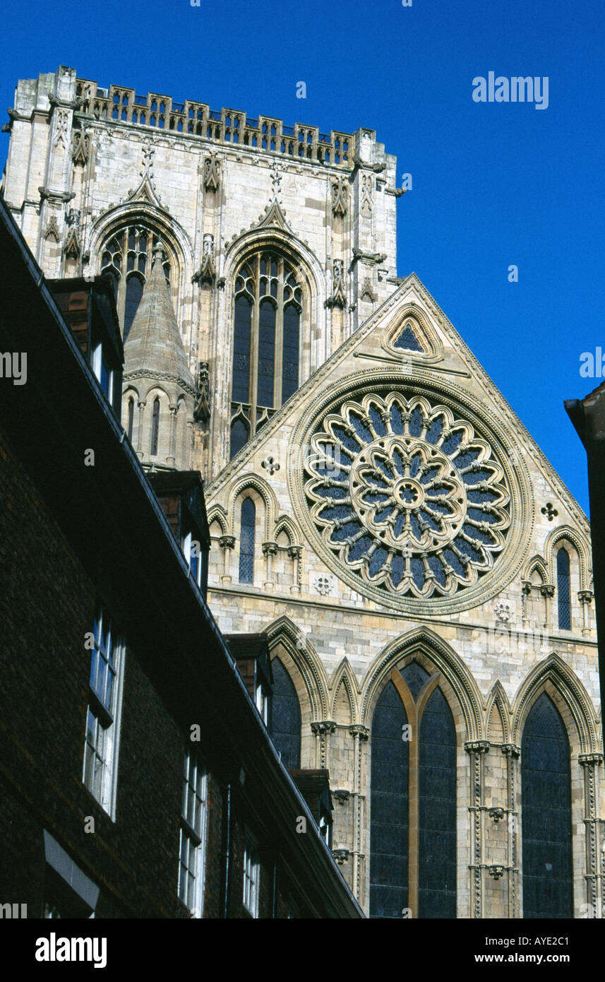 York Minster Rose Window UK Stock Photo - Alamy
