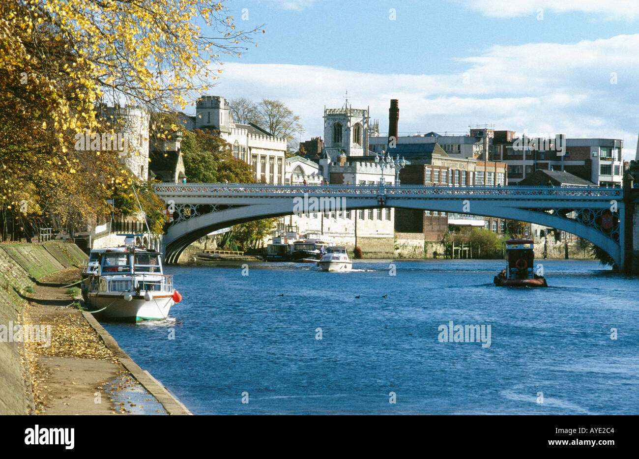 Lendal bridge York UK Stock Photo - Alamy