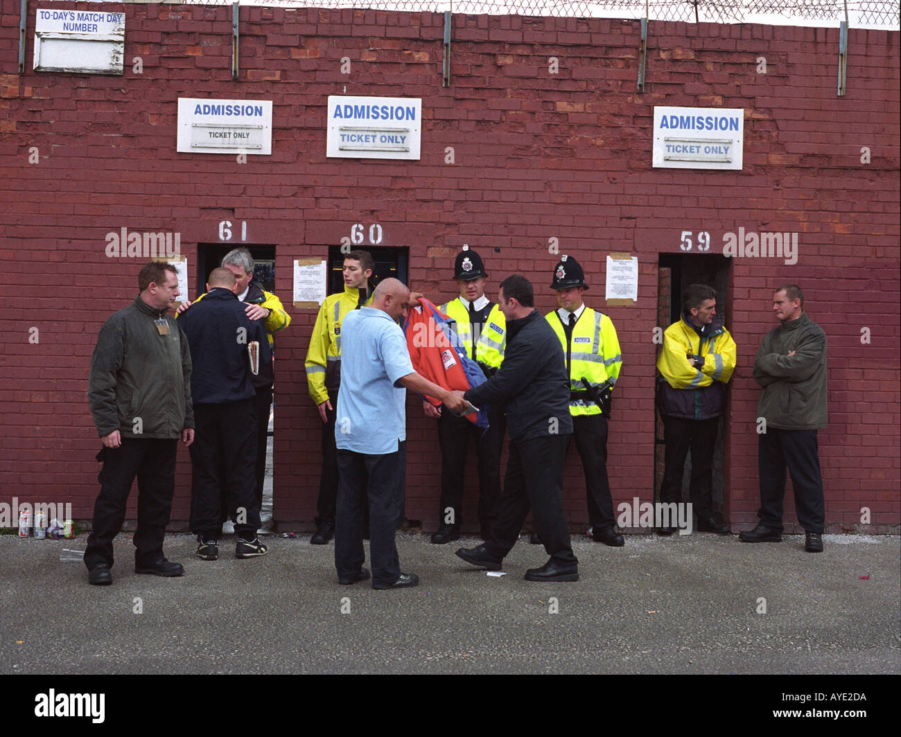 Football Security 3 Stock Photo - Alamy