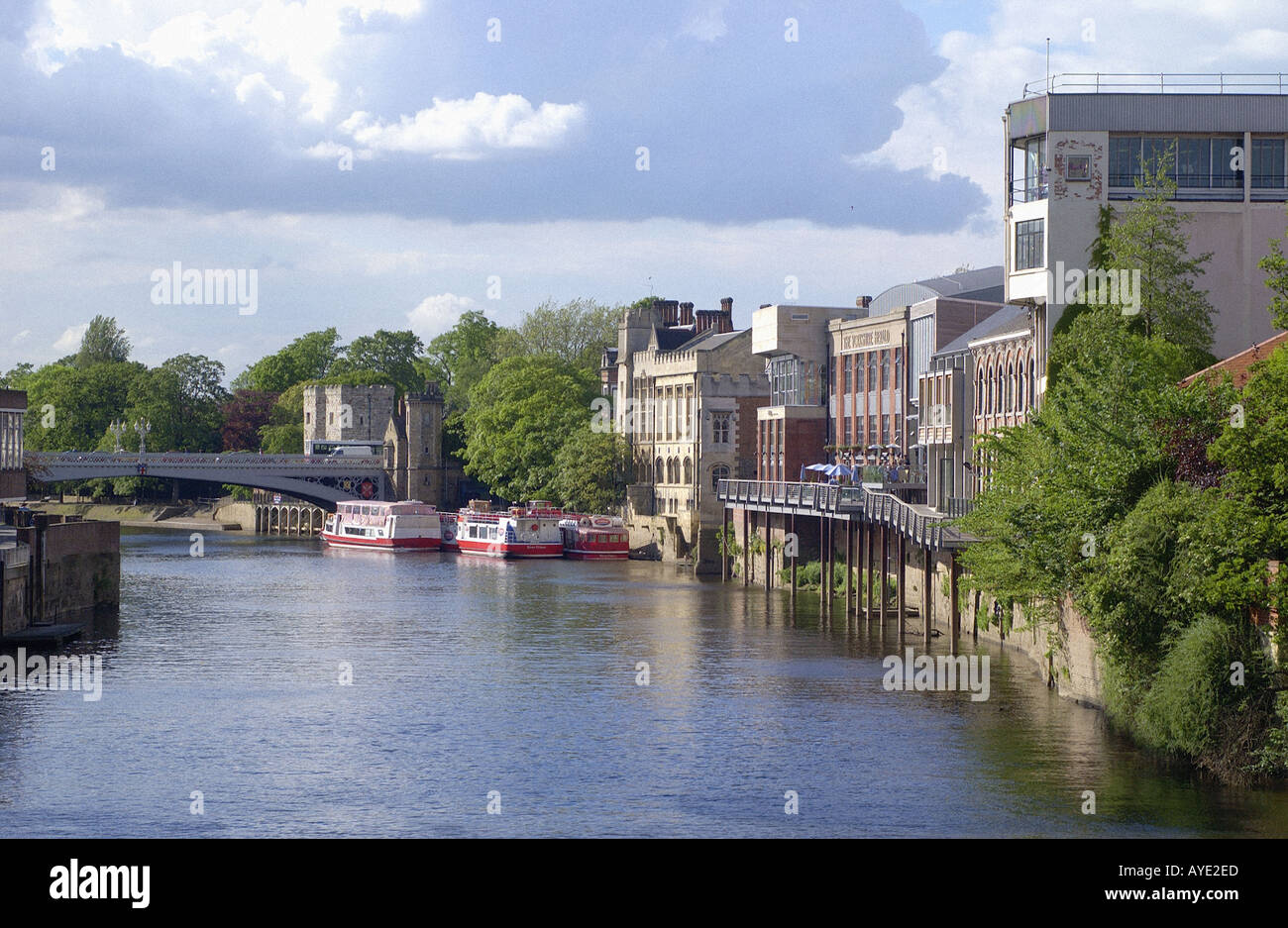 Lendal bridge River Ouse York UK Stock Photo - Alamy