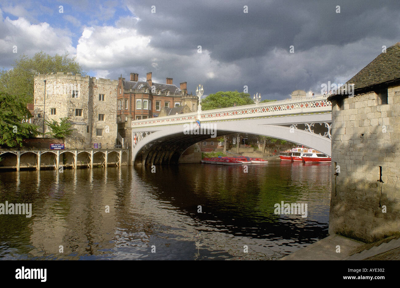 Lendal Bridge River Ouse York UK Stock Photo - Alamy