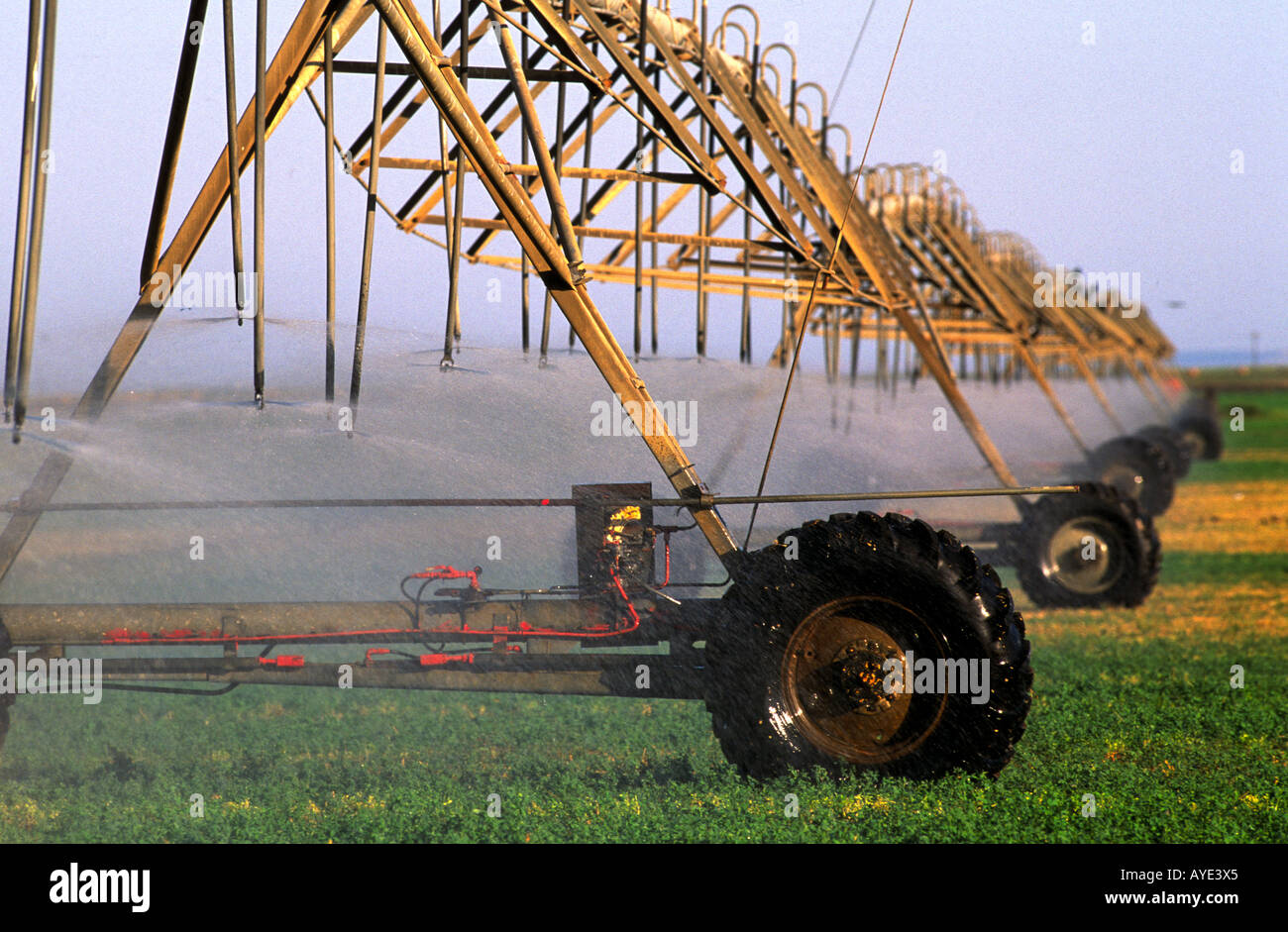 Mechanized broad-acre irrigation, Fleurieu Peninsula, South Australia ...