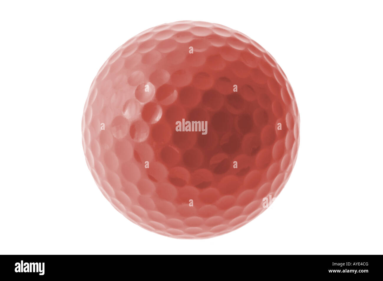 Red Golf Ball Stock Photo - Alamy
