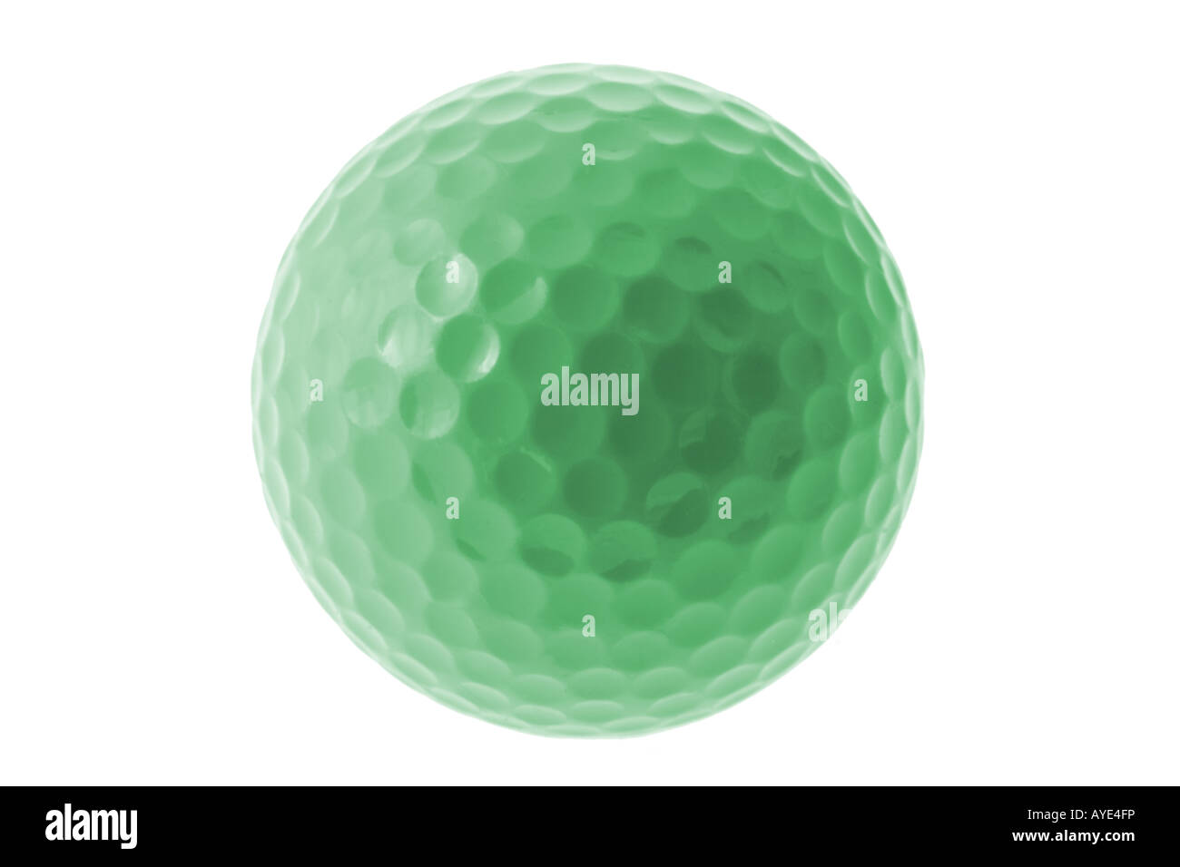 Green Golf Ball Stock Photo - Alamy
