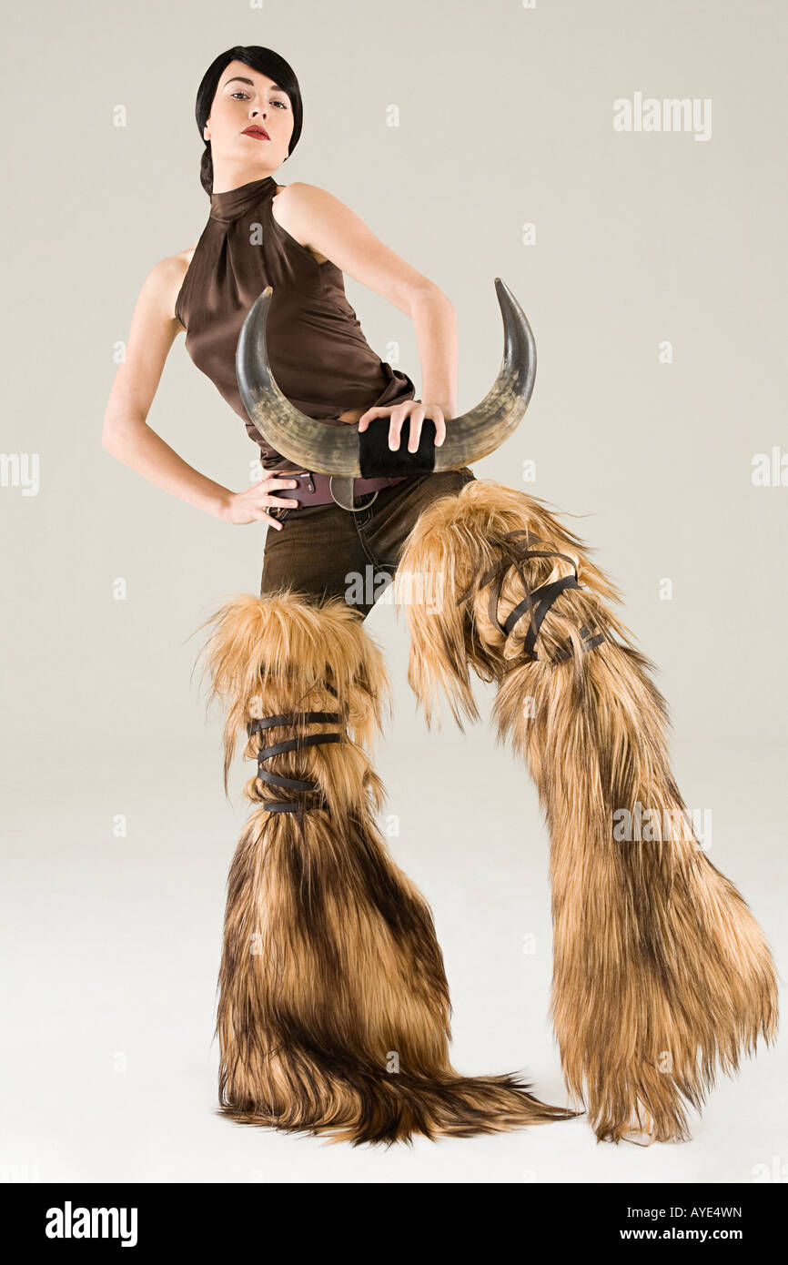 Bull horn hands hi-res stock photography and images - Alamy