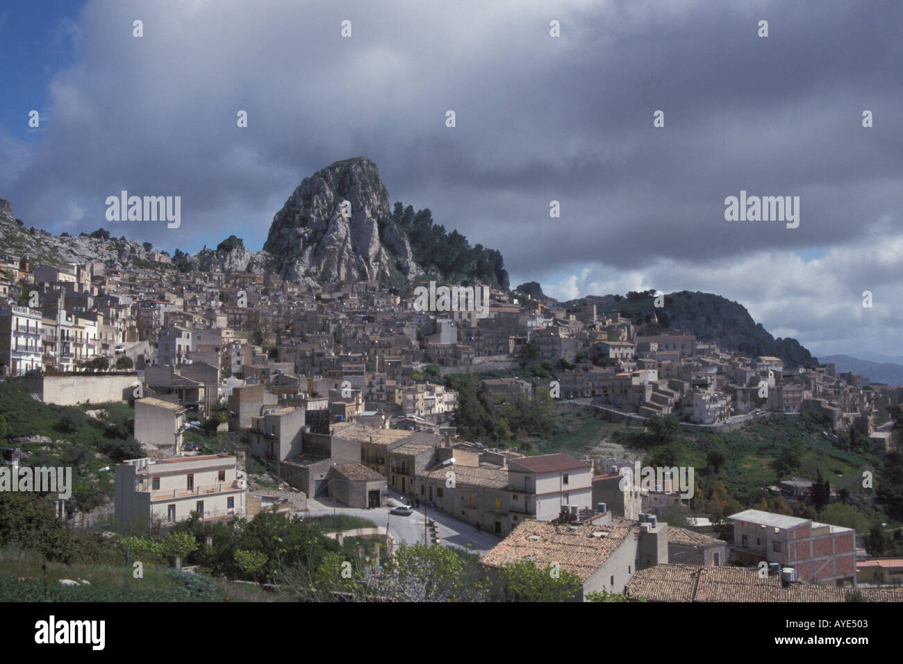 Town Caltanisetta Interior Island Sicily Italy Stock Photo - Alamy