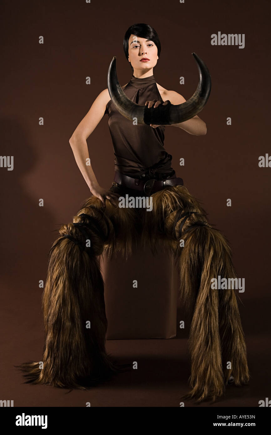 Portrait taurus woman zodiac sign hi-res stock photography and images ...