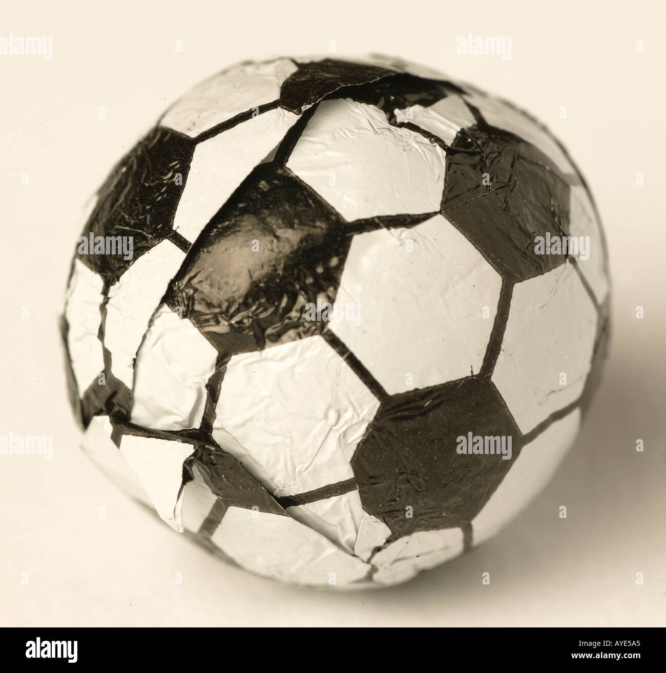 Chocolate football sweets hi-res stock photography and images - Alamy