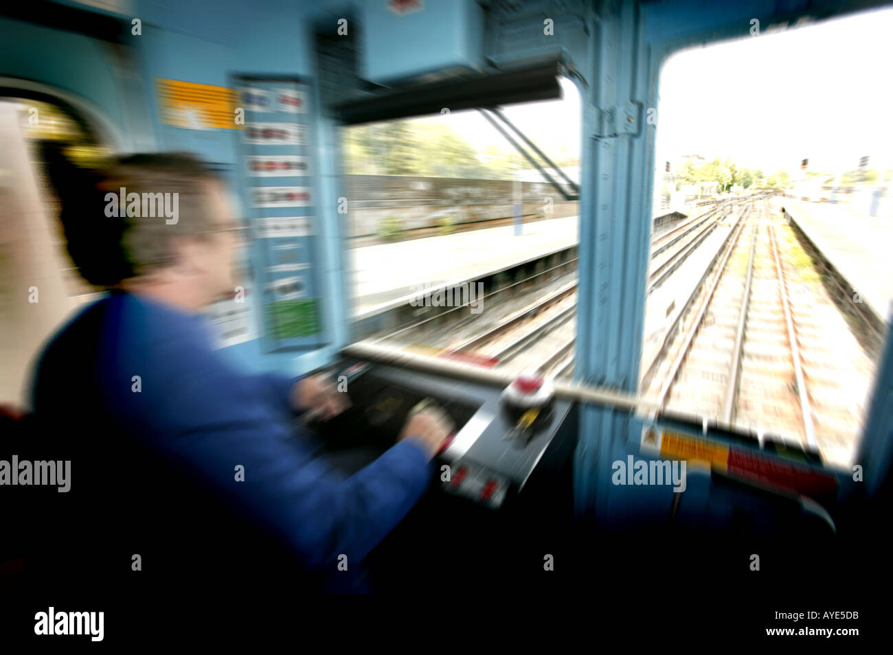 London underground tube driver hi-res stock photography and images - Alamy