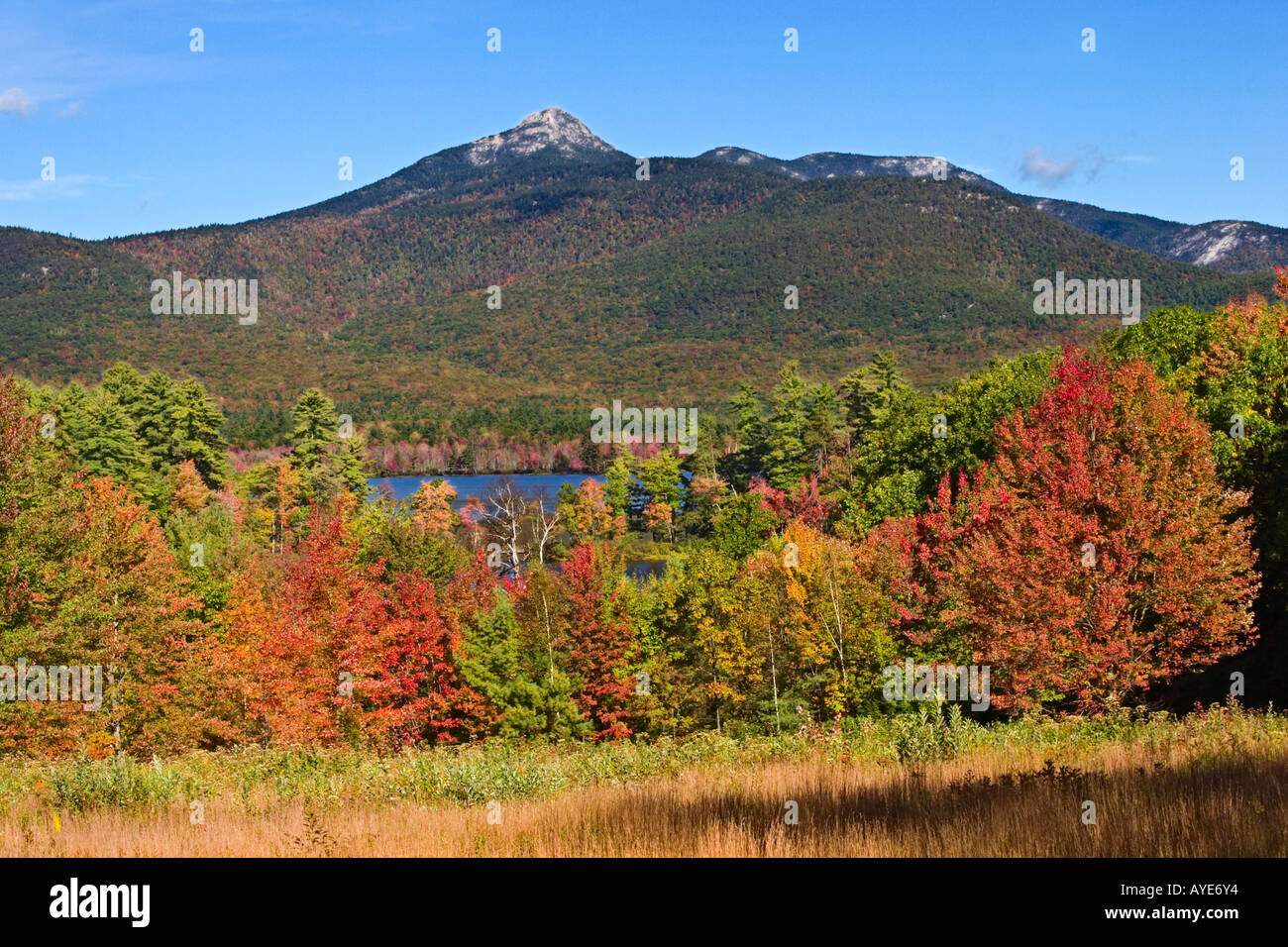 United states new hampshire ossipee mountain hi-res stock photography ...