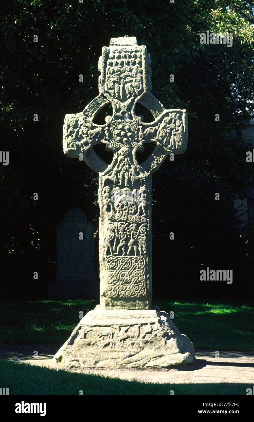 East face of Celtic Christian High Cross of Saint Patrick and Saint ...