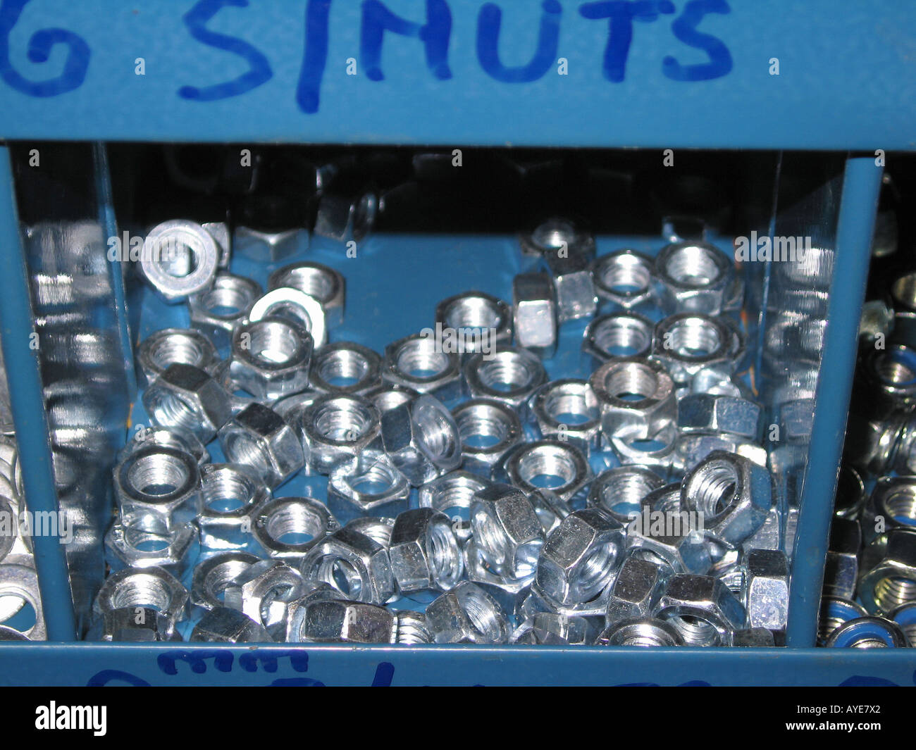 Steel nuts in storage hi-res stock photography and images - Alamy