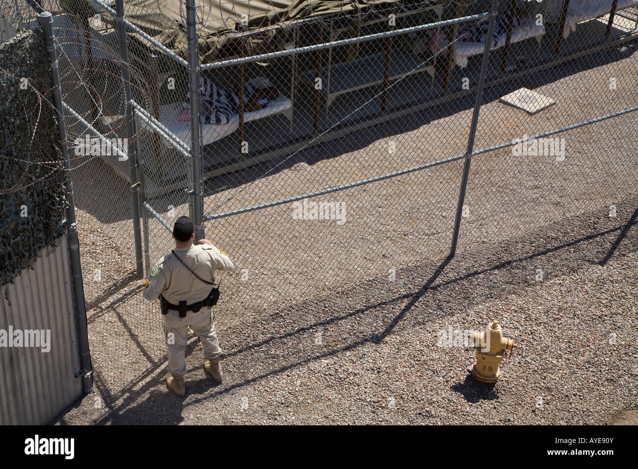 Maricopa County Tent Jail Stock Photo - Alamy