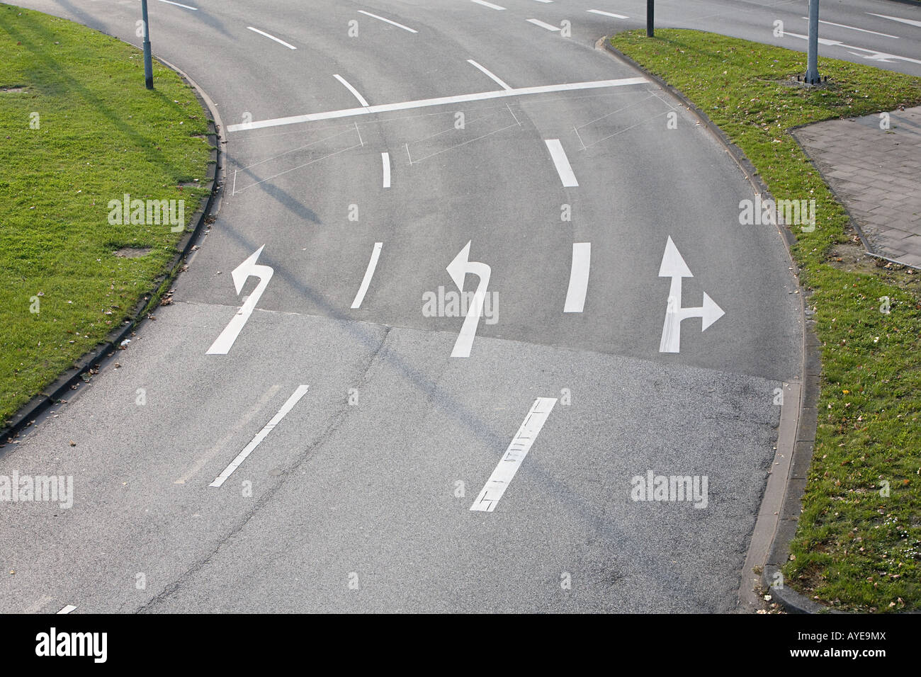 Road Marking Arrow High Resolution Stock Photography and Images - Alamy