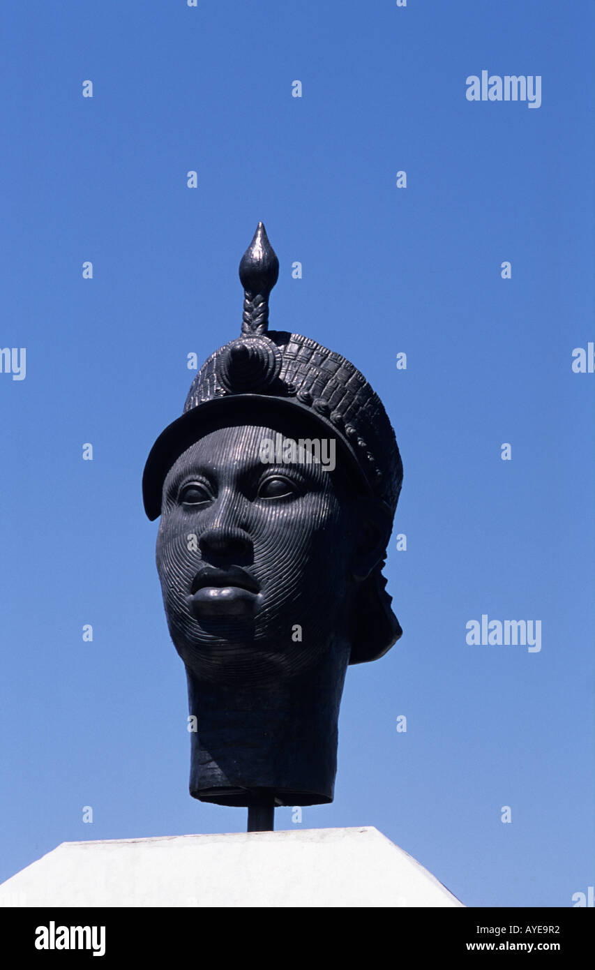 Brazil, Rio . Statue of Zumbi, founder of colony of ex slaves Stock ...