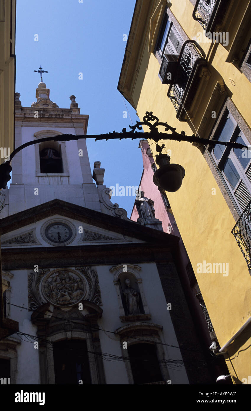 Rio de Janeiro Old colonial streets in downtown Rio Stock Photo - Alamy