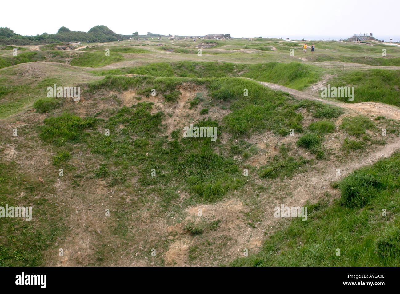 Pointe du hoc crater hi-res stock photography and images - Alamy