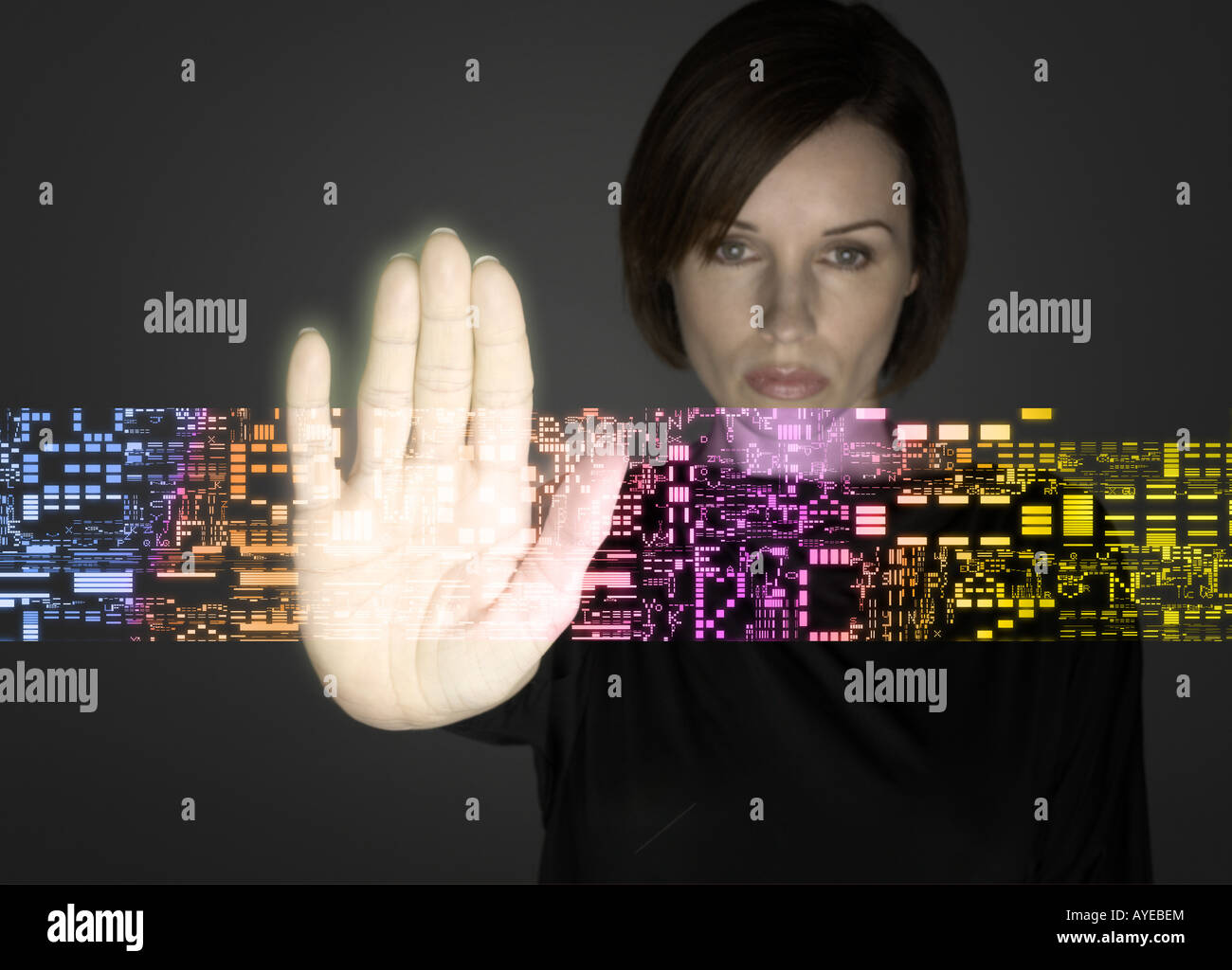 Digital pattern hi-res stock photography and images - Alamy