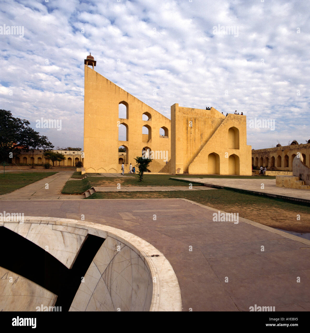 Jaipur India Jantar Mantar Observatory Brihat Samrat Yantra the World's ...