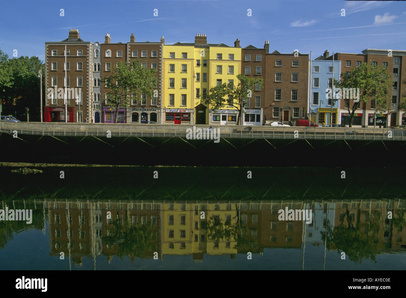 Ireland Dublin riverfront Stock Photo - Alamy