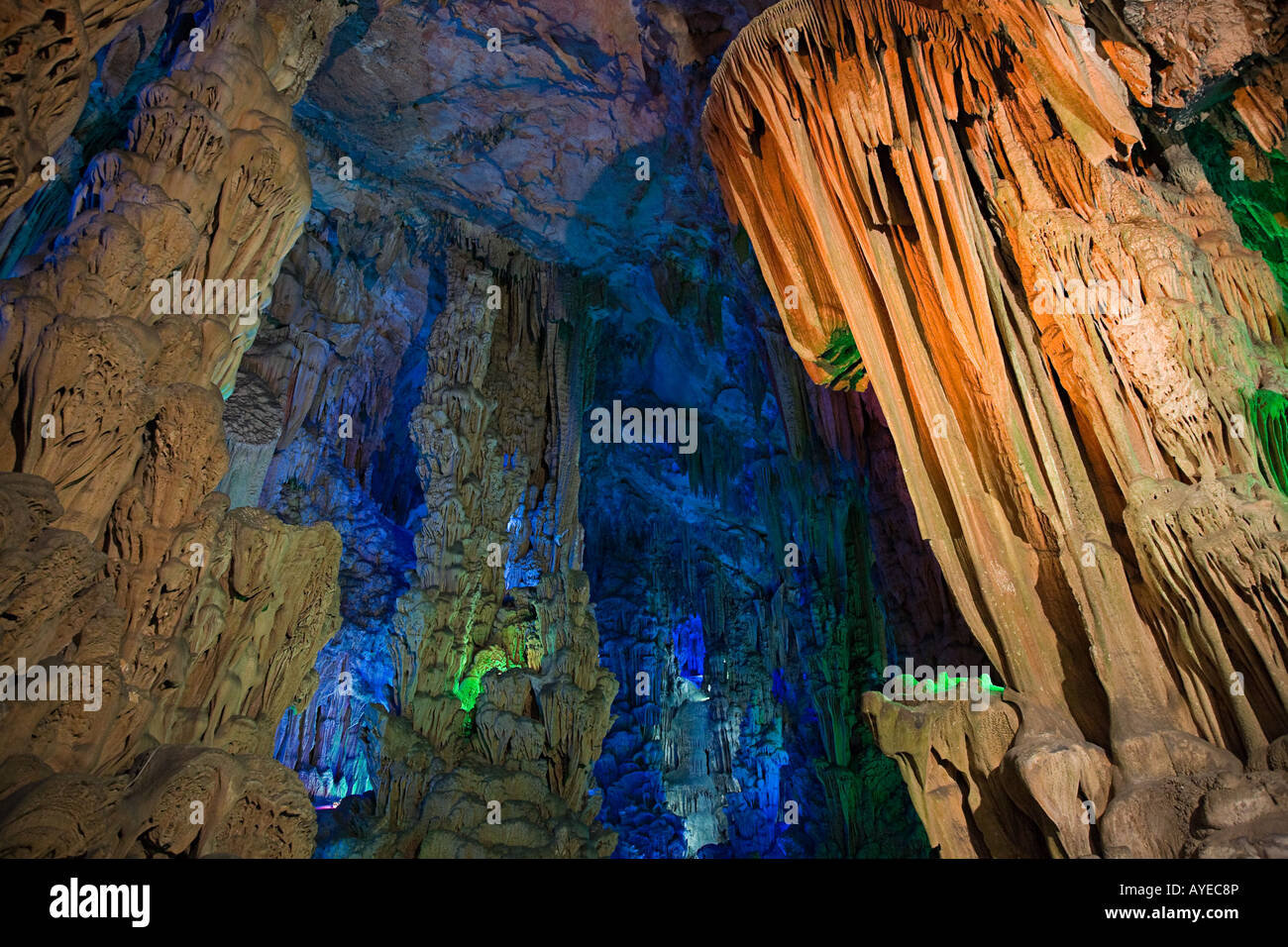 Reed flute cave Stock Photo - Alamy