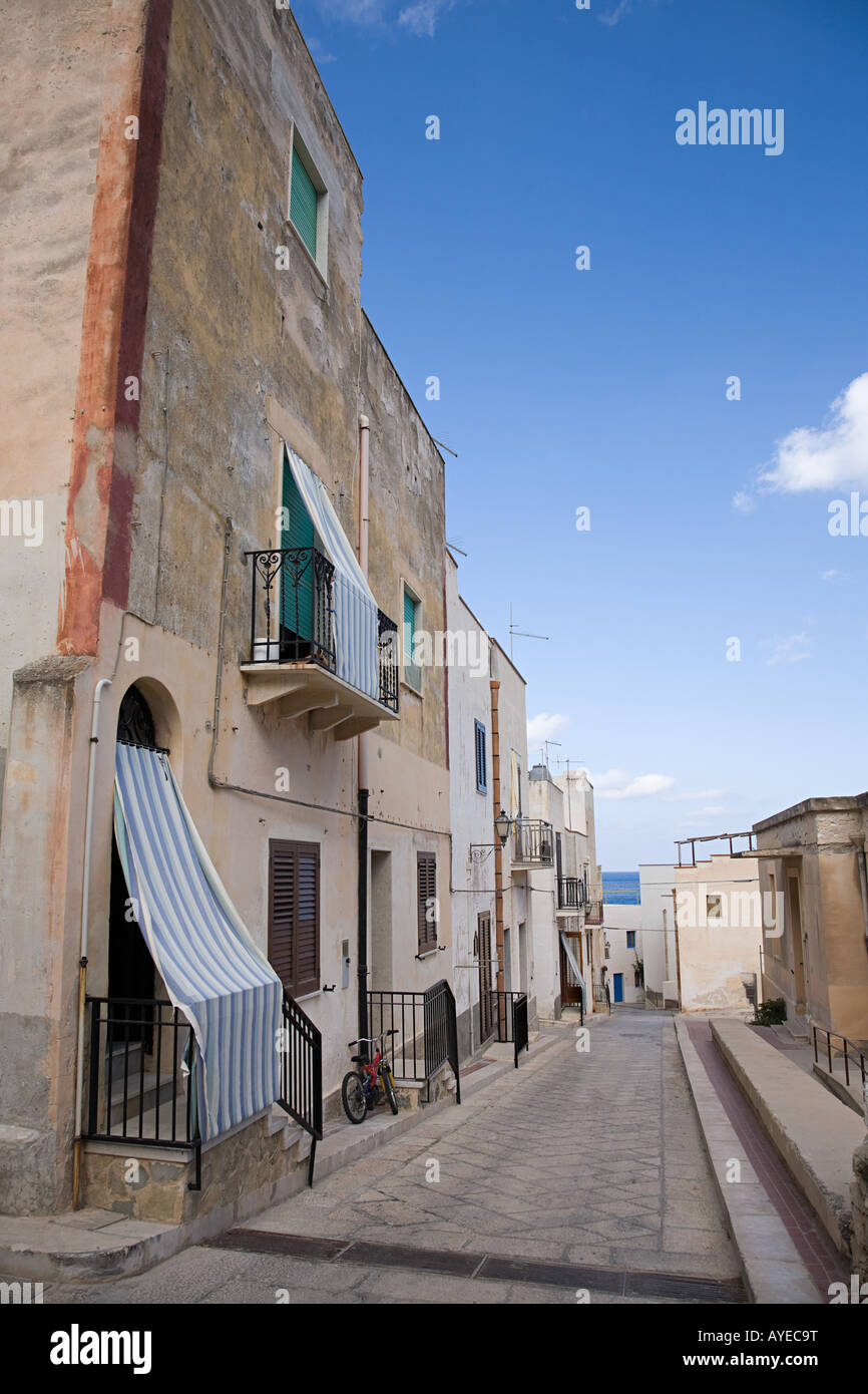 A street in marettima Stock Photo - Alamy