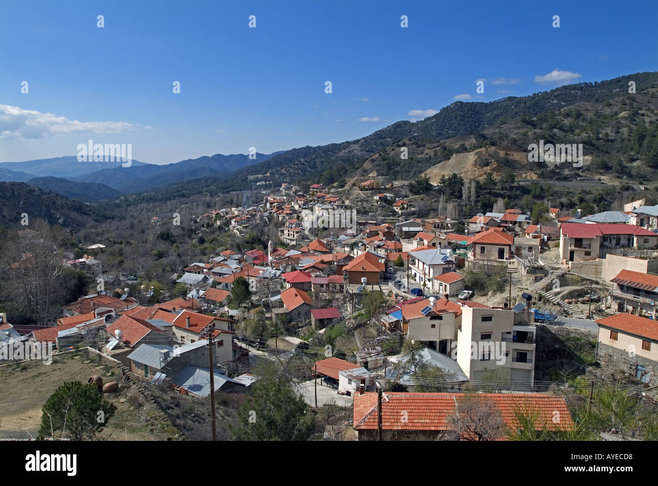 Southern Cyprus village Stock Photo - Alamy