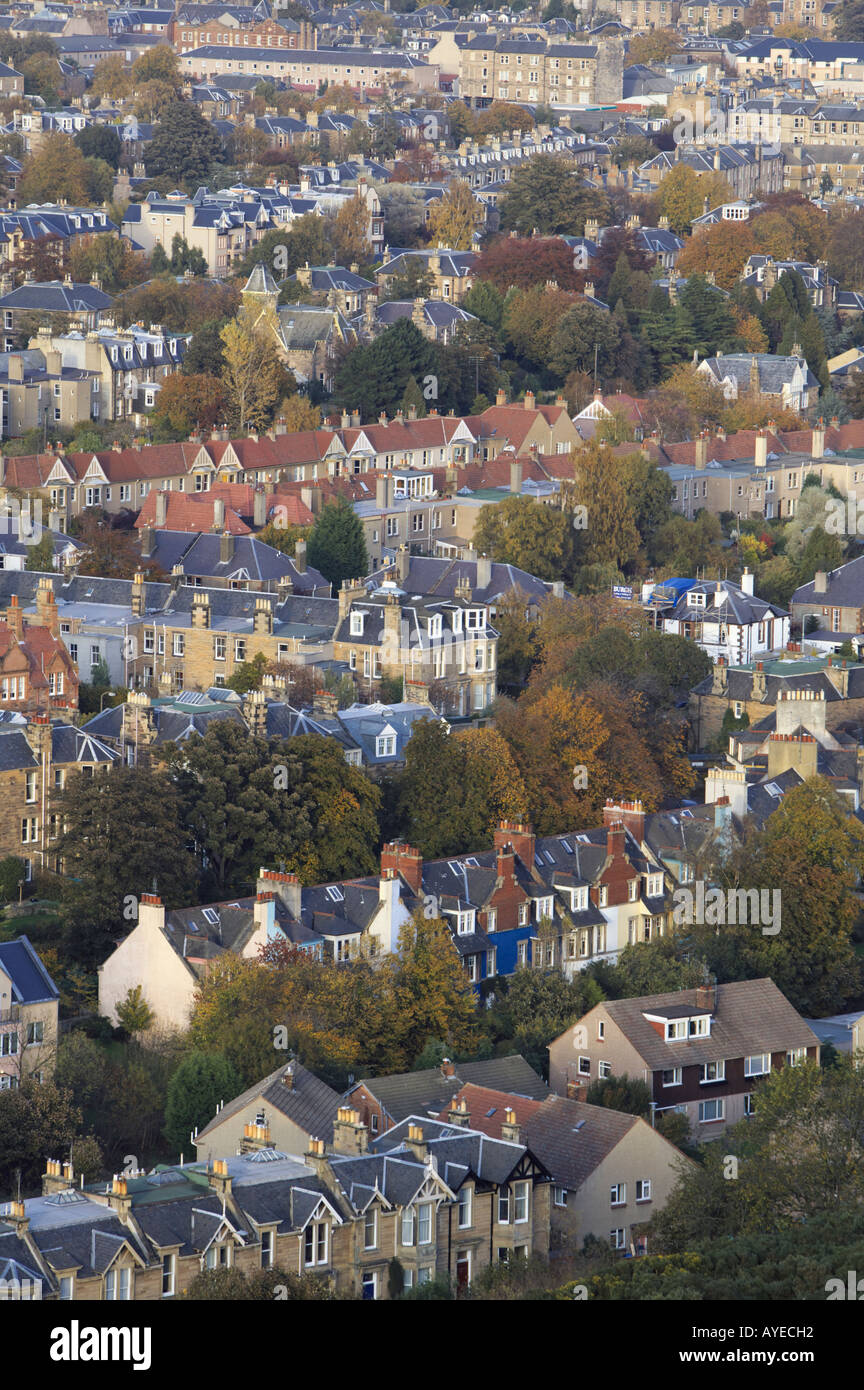View over Morningside from Blackford Hill, Edinburgh, Scotland Stock ...