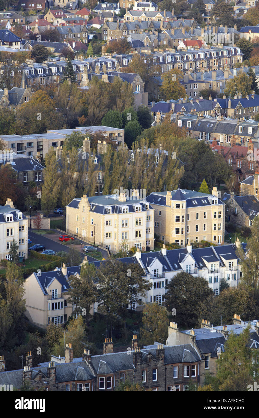 View over Morningside from Blackford Hill, Edinburgh, Scotland Stock ...