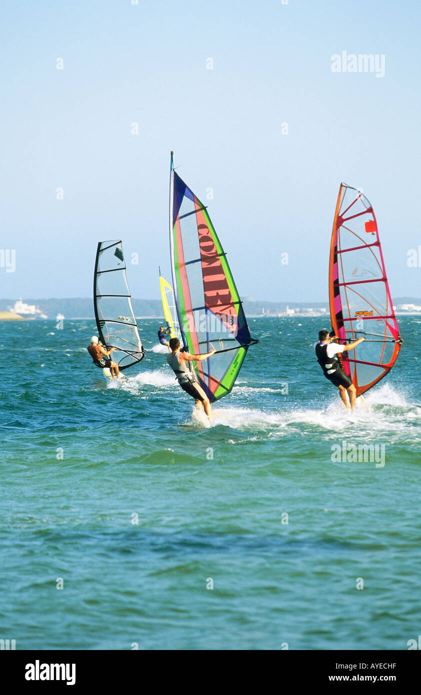 Wind Surfing at Botany Bay Sydney Stock Photo - Alamy