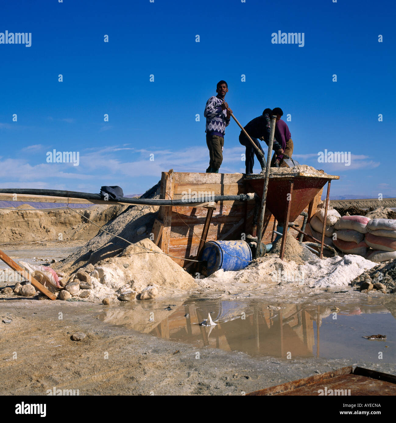 Salt extraction plant hi-res stock photography and images - Alamy