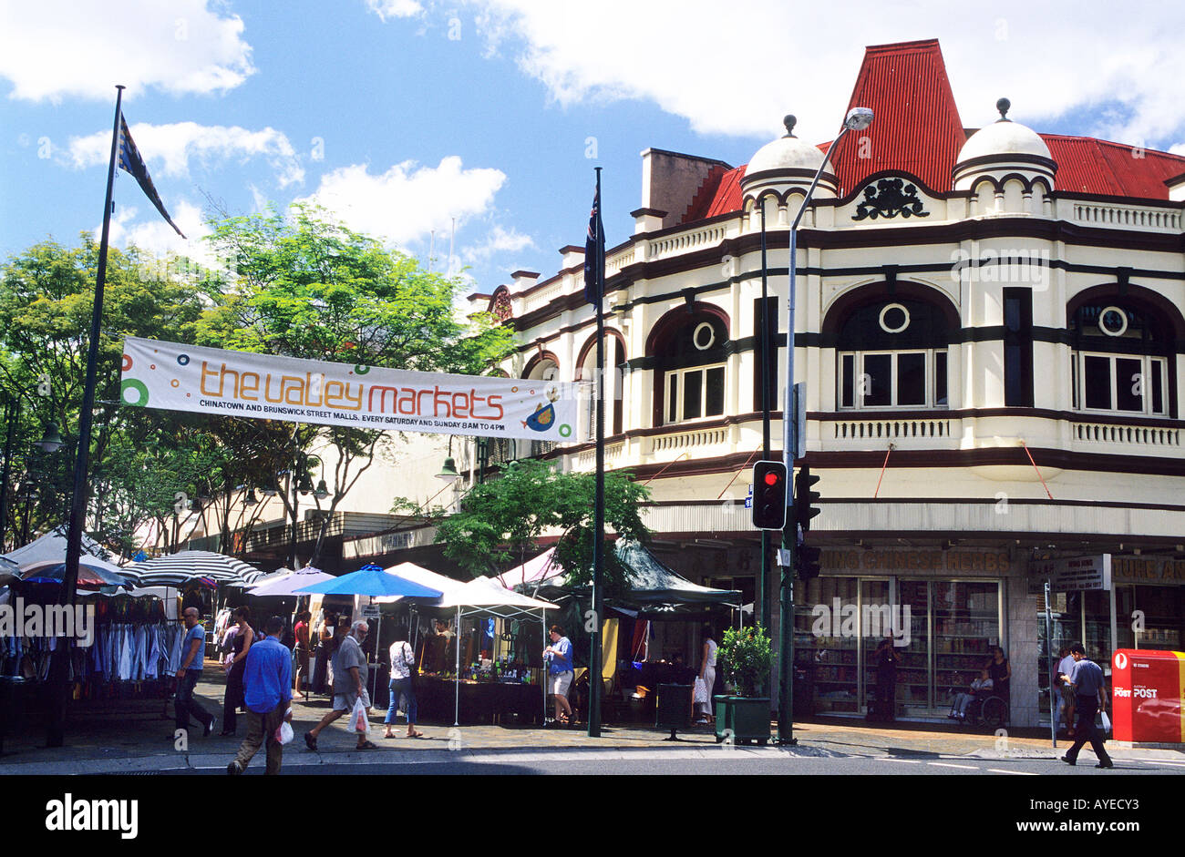 Fortitude Valley Brisbane markets Also the centre of a lively night ...